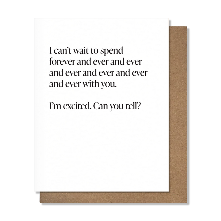 Forever and Ever Card | Pretty Alright Goods