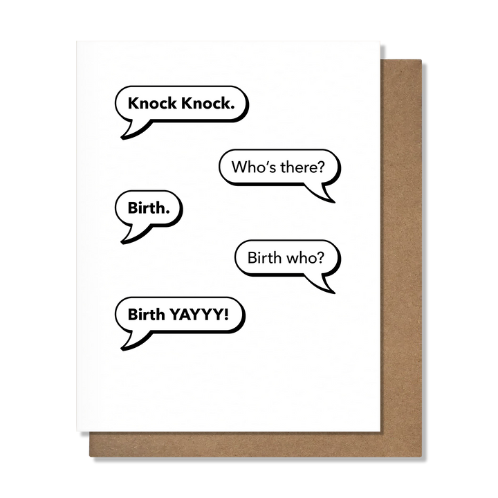 Knock Knock Card | Pretty Alright Goods