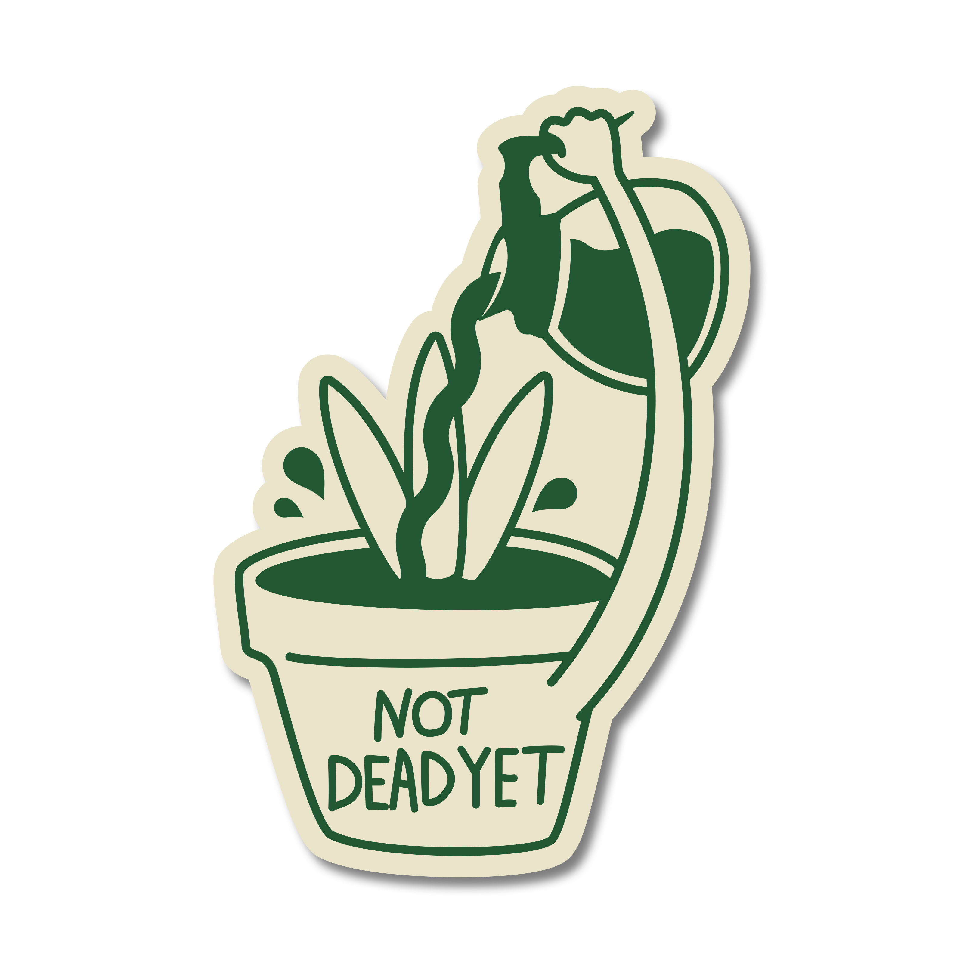 Not Dead Yet Sticker | Pretty Alright Goods